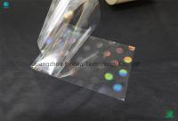 China 21 Micron Corona Treatment BOPP Holographic Film For Cigarette Cases Covering for sale