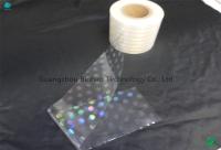 China BOPP Holographic Thin Film 76mm ID Printing Shine Reflect For Cigarette for sale