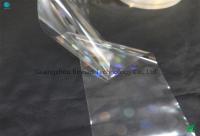 China BOPP Laser Holographic Film 21um Thickness Cigarette Package Cover for sale