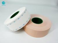 China 64mm White Customized Logo Tipping Paper For Cigarette Filter Package for sale
