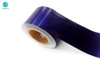 China Bobbin Glossy Blue 58gsm King Size Aluminium Foil Paper For Cigarette Package for sale