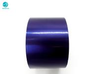 China Food Grade Purple Blue Aluminum Foil Wrapping Paper For Cigarette Package for sale