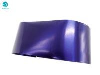 China Food Grade Purple Blue Aluminum Foil Wrapping Paper For Cigarette Package for sale