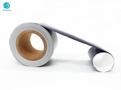 China 55Gsm Aluminium Foil Purple Blue Package Paper Roll For Wrapping Cigarette for sale