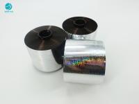 China 1.5-5mm Customization Silvery Designed Logo Tear Tape Bobbins For Package for sale