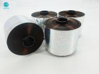 China 1.6-5mm Laser Printed Logo Tear Tape Bobbins With Metal Color For Package for sale