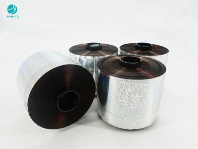 China 3mm Laser Printed Logo With Metal Color Outer Packaging Tear Tape In Rolls for sale