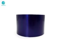 China 55Gsm Embossed Aluminium Foil Purple Inner Package For Wrapping Cigarette for sale