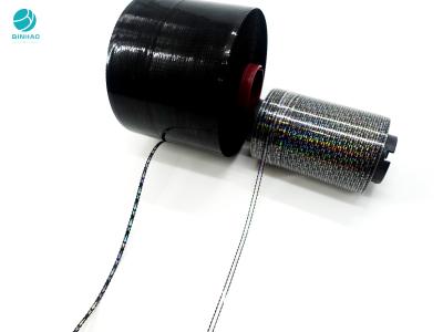 China 21mic Custom Color Curve Edge Adhesive Holographic Tear Tape For Box Package for sale