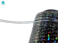 China 21mic Custom Color Curve Edge Adhesive Holographic Tear Tape For Box Package for sale