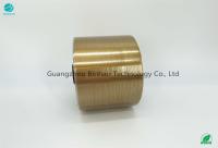 China PET Gold Line Tear Tape 1.6mm Width 12000 Meters Long for sale