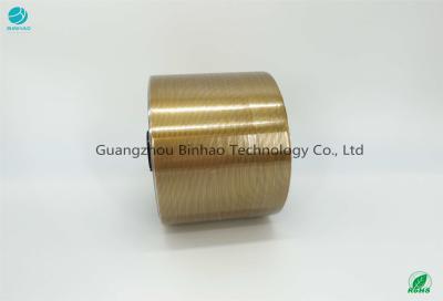 China PET Gold Line Tear Tape 1.6mm Width 12000 Meters Long for sale