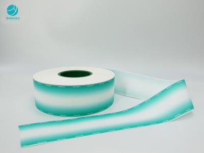 China Flavored Gradient Green 36g Tipping Paper For Cigarette Filter Rod Wrapping for sale