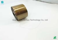 China MOPP Double Side Printing Gold Line Tear Tape For Cigarette ID 30mm for sale