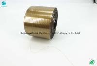 China MOPP Double Side Printing Gold Line Tear Tape For Cigarette ID 30mm for sale