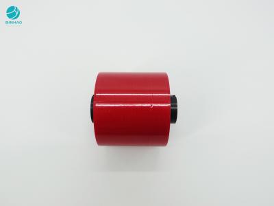 China 4mm Custom Dark Red Jumbo Rolls Tear Tape For FMCG box Products Packaging for sale