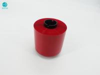 China 4mm Custom Dark Red Jumbo Rolls Tear Tape For FMCG box Products Packaging for sale