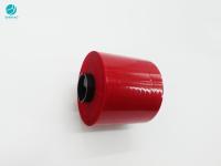 China 4mm Custom Dark Red Jumbo Rolls Tear Tape For FMCG box Products Packaging for sale