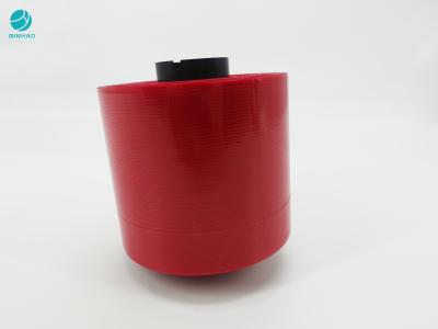 China 5000m Dark Red Cigarette Box Package Tear Packing Tape With RoHS Certificate for sale