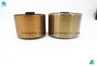China Tear Strip Tape Gold Line 0.8mm Size PET Materials for sale