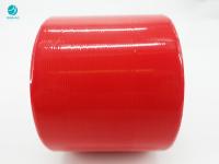 China 2.5mm Bright Red Tobacco Self Adhesive Tear Tape For Product Box Packaging for sale