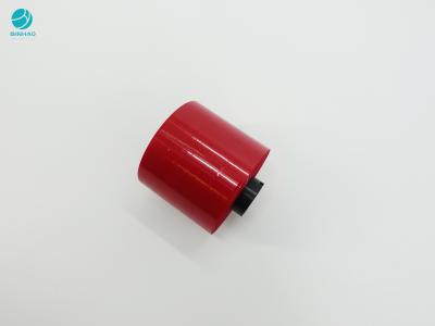 China Dark Red Anti Counterfeiting Design 3mm Tear Tape For Cigarette Box Packing for sale