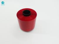 China Dark Red Anti Counterfeiting Design 3mm Tear Tape For Cigarette Box Packing for sale