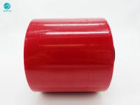 China Dark Red Anti Counterfeiting Design 3mm Tear Tape For Cigarette Box Packing for sale