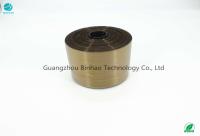 China Permanent Adhesion >48H Gold Chocolate Tear Strip Tape 2.0mm Size for sale