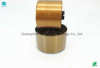 China Permanent Adhesion >48H Gold Chocolate Tear Strip Tape 2.0mm Size for sale