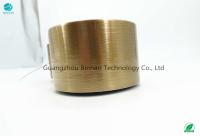 China Permanent Adhesion >48H Gold Chocolate Tear Strip Tape 2.0mm Size for sale