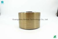 China Sensitive Adhesive Chocolate Tear Tape BOPP Gold Line Materials Inner Dia 30mm for sale