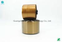 China Easy Chocolate Tear Tape Gold Line Color Package Materials 30mm ID for sale