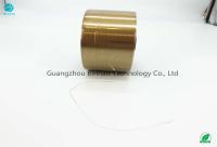 China Classic Chocolate Tear Strip Tape Gold Line Color Width 3.0mm for sale