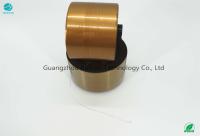 China Thickness 30um-50um Chocolate Gold Line Tear Tape For Tobacco Package for sale