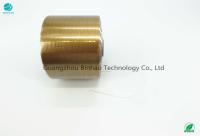 China Thickness 30um-50um Chocolate Gold Line Tear Tape For Tobacco Package for sale