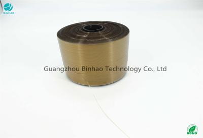 China Packing Chocolate Tear Strip Tape Gold Line Color 0.8mm Line 2mm Width Size for sale