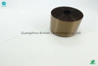 China Long Adhesive BOPP / PET  Chocolate Tear Strip Tape Gold Line Color 1.6mm for sale