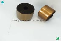 China Heat - Activated Adhesive System Chocolate Tear Tape Gold Line Color 5000m for sale