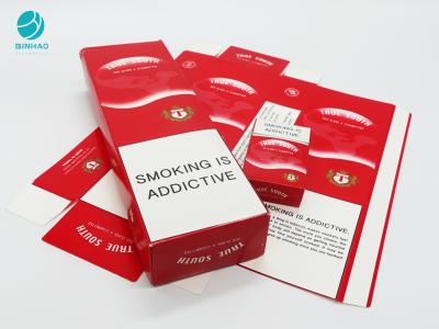 China Disposable Cigarette Packaging Cardboard Products Box With Personalized Design for sale