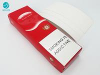 China Decorative Red Color Cardboard Packing Cases For Cigarette Tobacco Products for sale