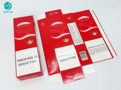 China Durable Tobacco Packets Cigarette Packing Case Cardboard For Box Product for sale