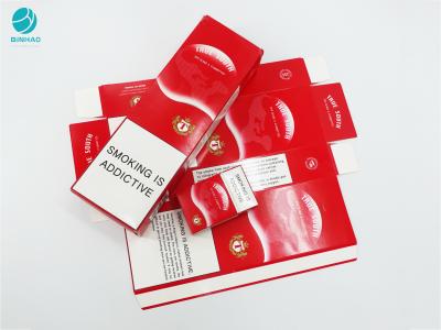 China Customized Eco-Friendly colorful Cardboard For Tobacco Cigarette Packaging for sale