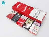 China Embossed Logo Custom Durable Cardboard Packing Cases For Cigarette Tobacco for sale
