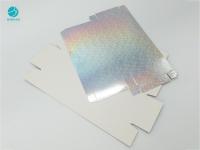China Offset Printing Holographic Cardboard Paper For Cigarette Case Packing Box for sale