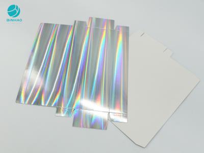 China Holographic Design Embossed Logo Cardboard Case For Full Set Cigarette Package for sale