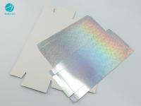 China Holographic Design Embossed Logo Cardboard Case For Full Set Cigarette Package for sale