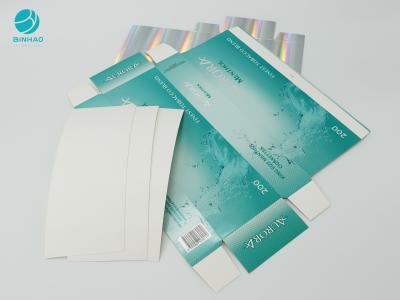 China Decorative Green Cardboard Packaging Cases For Cigarette Tobacco Products for sale