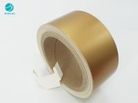 China 95mm Matt Gold Coated Inner Frame Cardboard Paper For Cigarette Case Package for sale