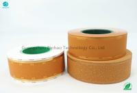 China Color Printing Water Base Ink 64mm Yellow Cork Tipping Paper for sale